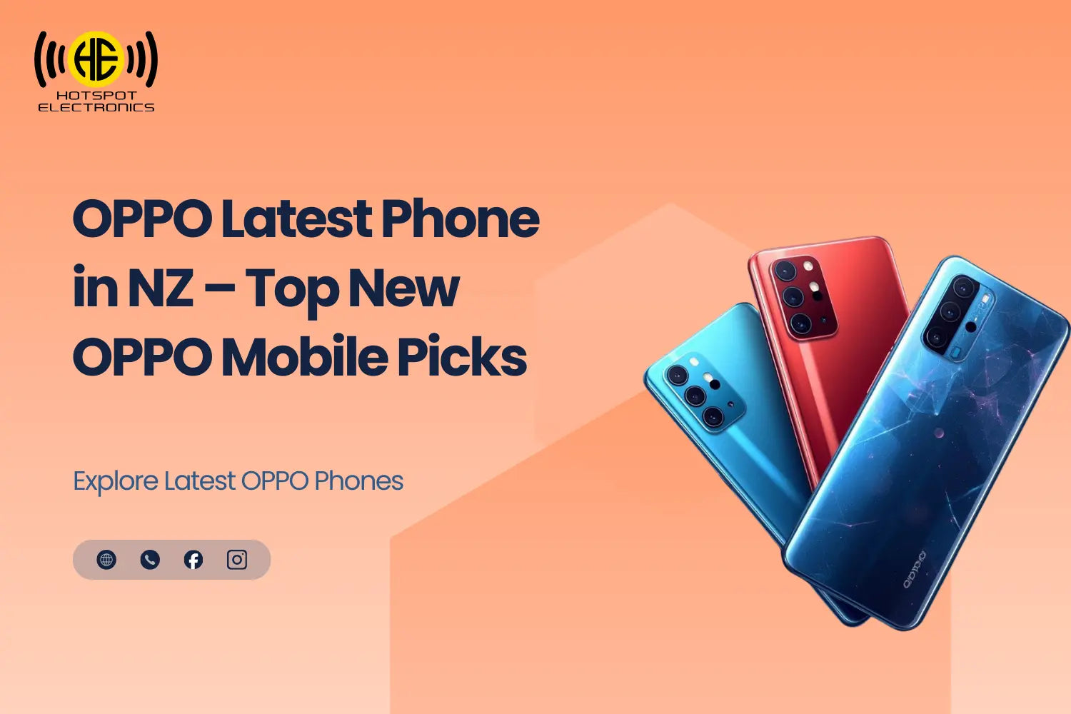 OPPO Latest Phone in NZ | New OPPO Mobile Phones – Hotspot Electronics
