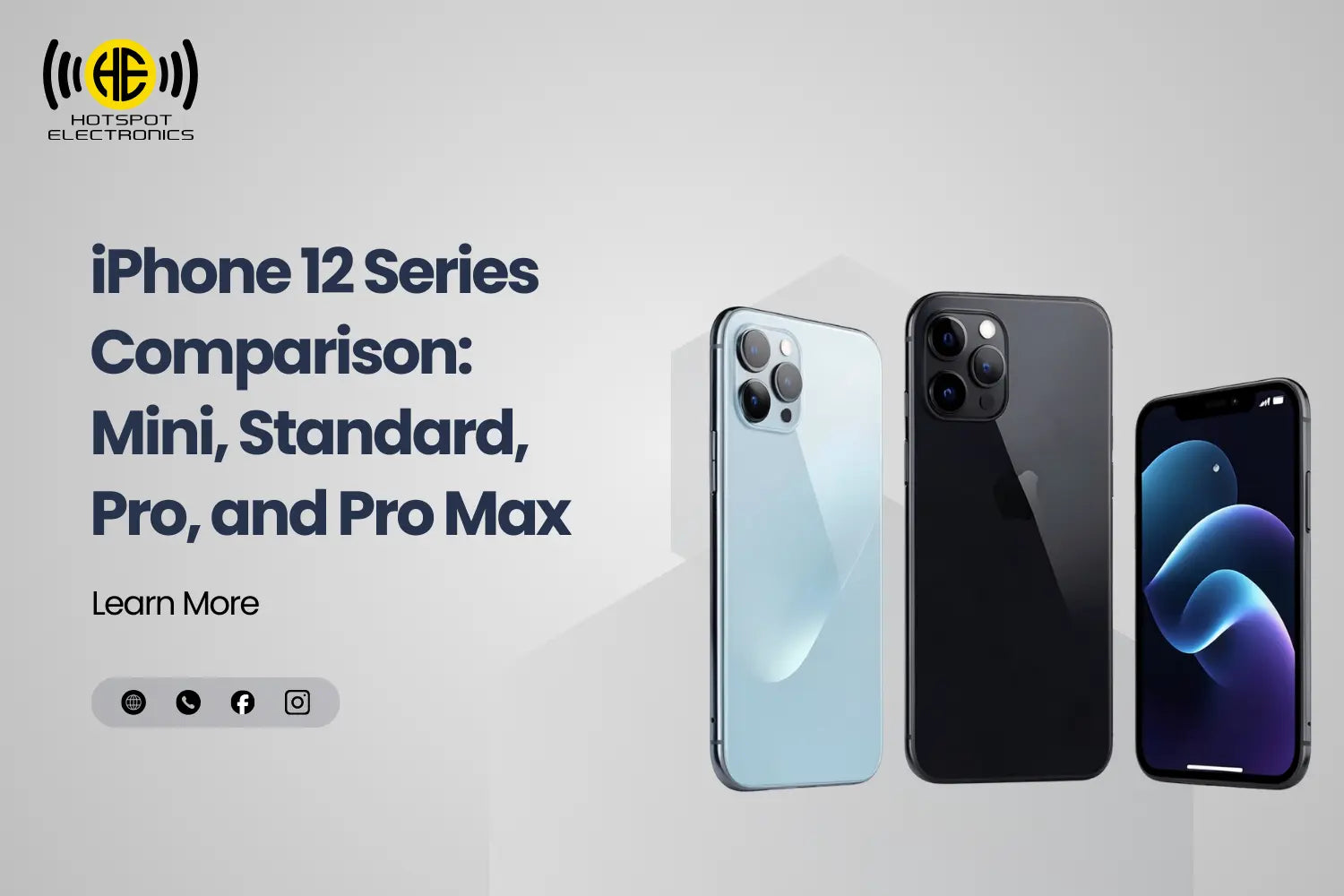 iPhone 12 vs 12 Pro vs Pro Max: Specs Comparison – Hotspot Electronics