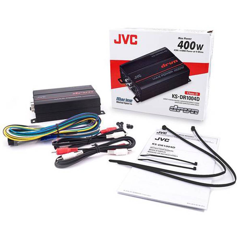 JVC Max Power Amp 4 Channel KS-DR1004D – Hotspot Electronics